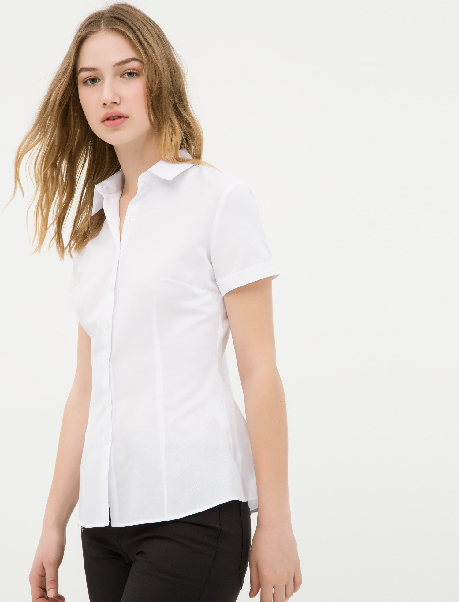 Koton Klasik Yaka Gömlek - 6YAK62114YW000