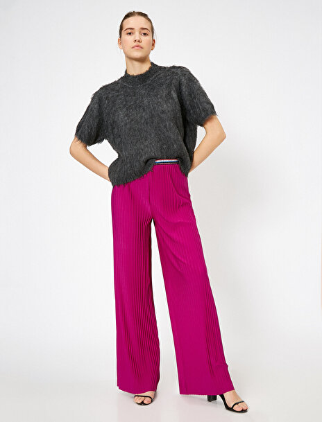 Koton Kadın Pilili Pantolon