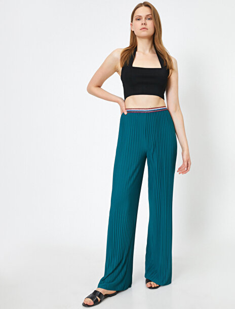 Koton Kadın Pilili Pantolon