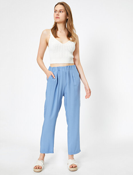 Koton Kadın Normal Bel Rahat Kesim Pantolon