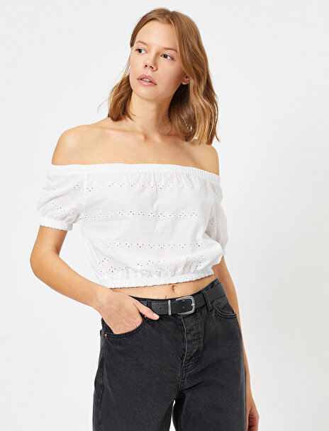 Koton Kadın Omzu Açık Bluz