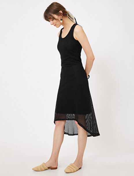 Koton Kadın File Detaylı Elbise Koton Kadın File Detaylı Elbise