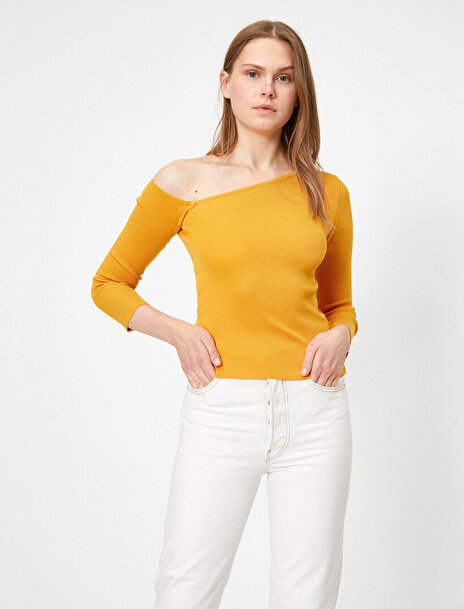 Koton Kadın Omuz Detaylı Triko Kazak