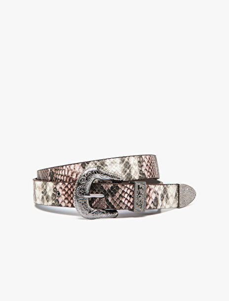 Koton Kadın Deri Görünümlü Kemer