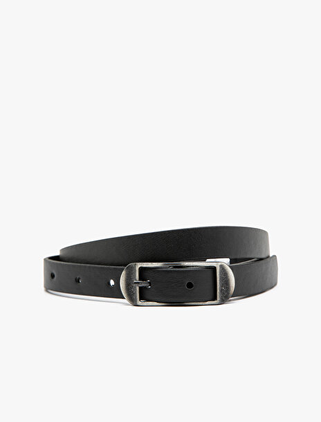 Koton Kadın Deri Görünümlü Kemer