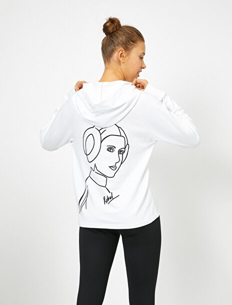 Koton Kadın Star Wars Lisanslı Baskılı Sweatshirt