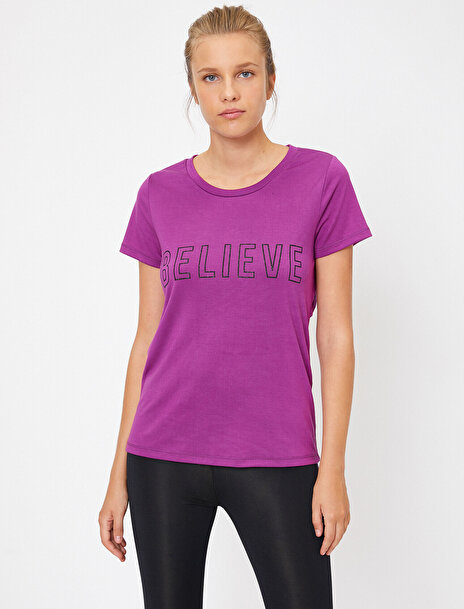 Koton Kadın Yazi Baskili TShirt