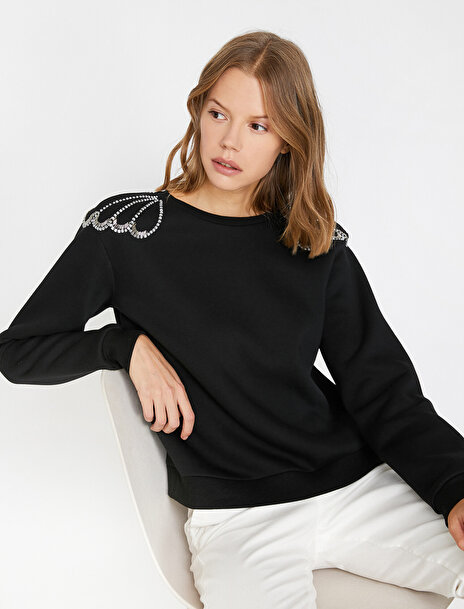 Koton Kadın El Emeği Sweatshirt Koton Kadın El Emeği Sweatshirt