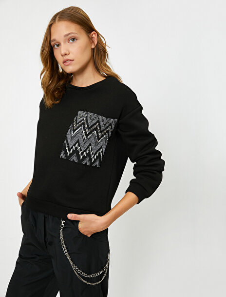 Koton Kadın El Emeği Sweatshirt Koton Kadın El Emeği Sweatshirt