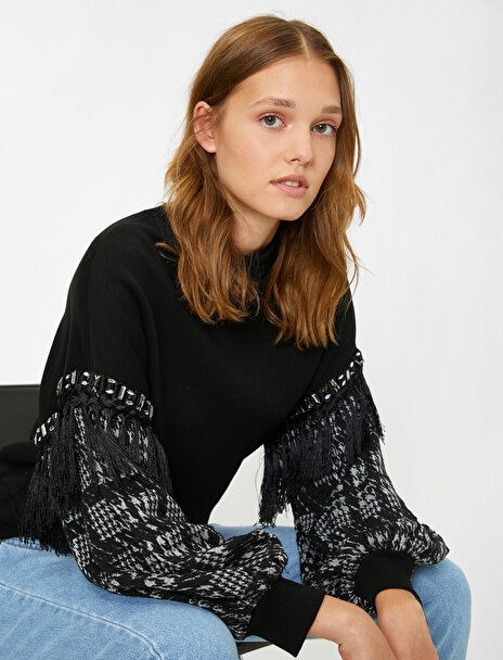 Koton Kadın El Emeği Sweatshirt Koton Kadın El Emeği Sweatshirt