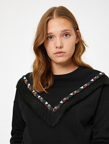 Koton Kadın El Emeği Sweatshirt Koton Kadın El Emeği Sweatshirt