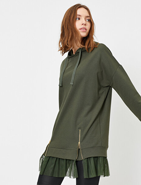 Koton Kadın Kapüşonlu Tunik