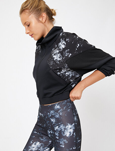 Koton Kadın Ebru Şallı Loves Koton Sport Mont