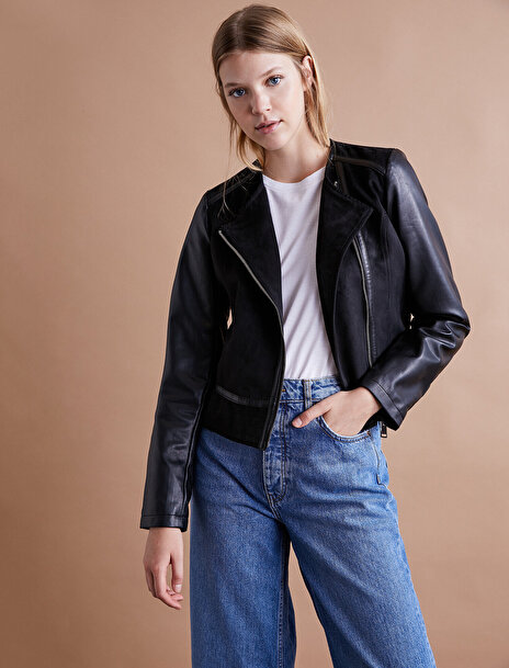 Koton Kadın Süet Görünümlü Ceket