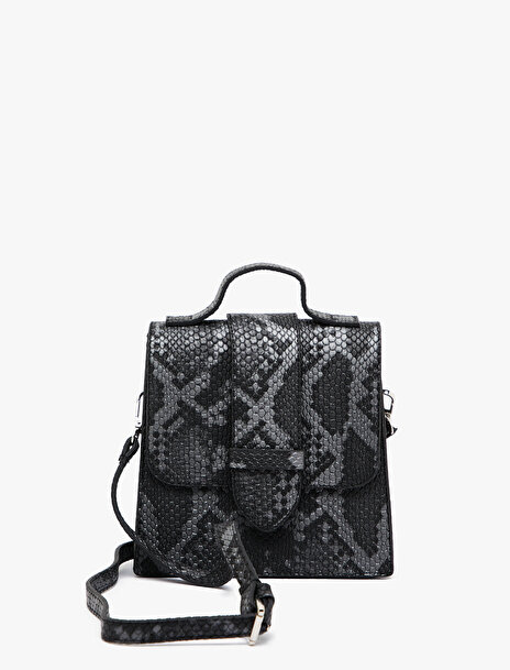 Koton Kadın Yılan Derisi Desenli Omuz Çantası