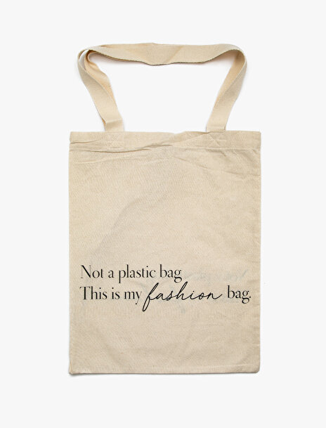 Koton Kadın Yazılı Baskılı Çanta