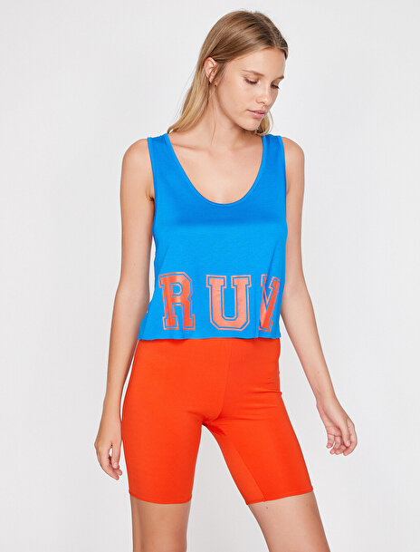 Koton Kadın Yazı Baskılı Atlet