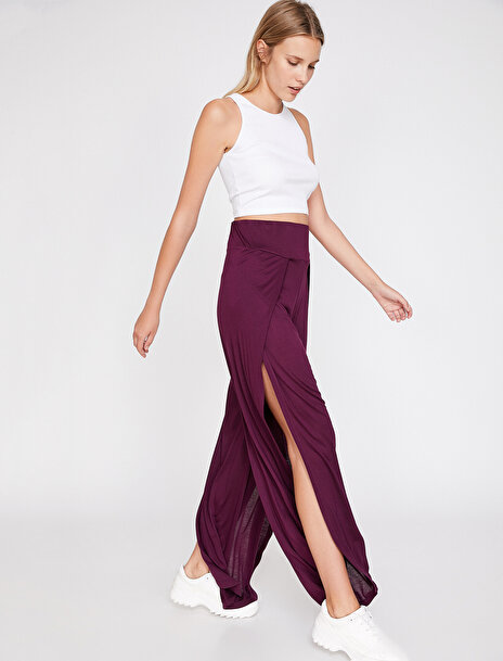 Koton Kadın Yırtmaç Detaylı Eşofman Alltı Koton Kadın Yırtmaç Detaylı Eşofman Alltı