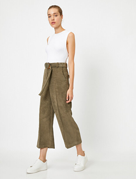 Koton Kadın Kadife Pantolon