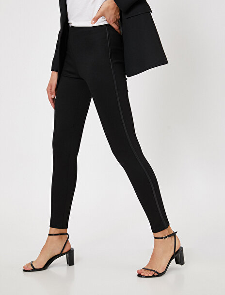 Koton Kadın Biye Detaylı Tayt