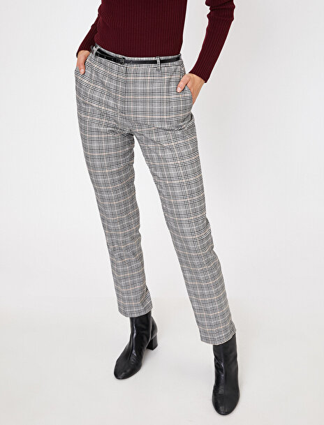 Koton Kadın Kareli Panolon