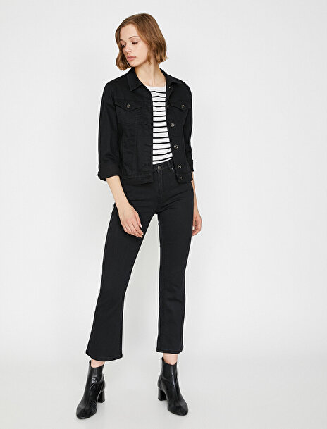 Koton Kadın Victoria Jean - İspanyol Paça Pantolon