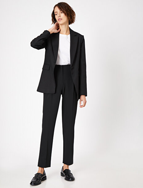 Koton Kadın Pileli Havuç Kesim Pantolon