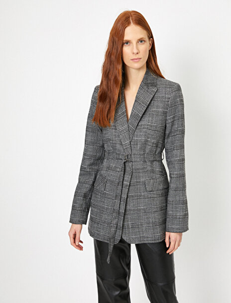 Koton Kadın Kemer Detaylı Ceket