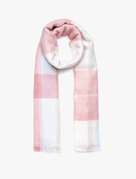 Koton Kadın Kareli Atkı