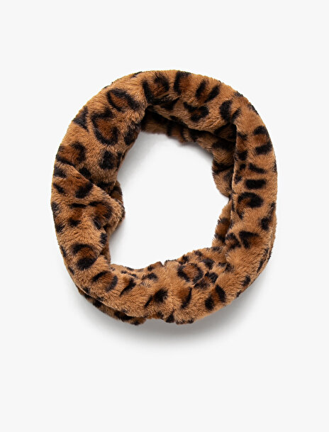 Koton Kadın Leopar Desenli Atkı