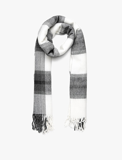 Koton Kadın Kareli Atkı