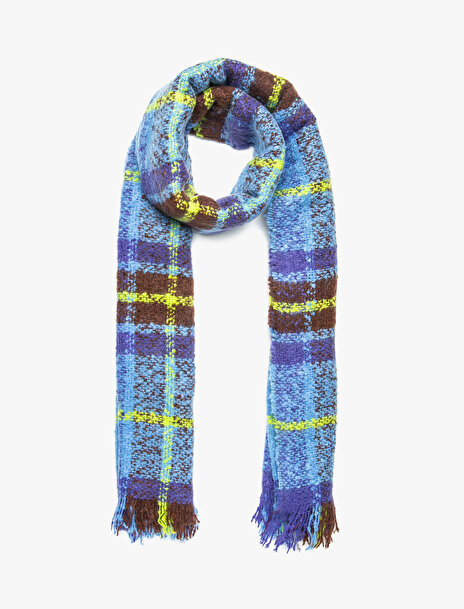 Koton Kadın Kareli Atkı