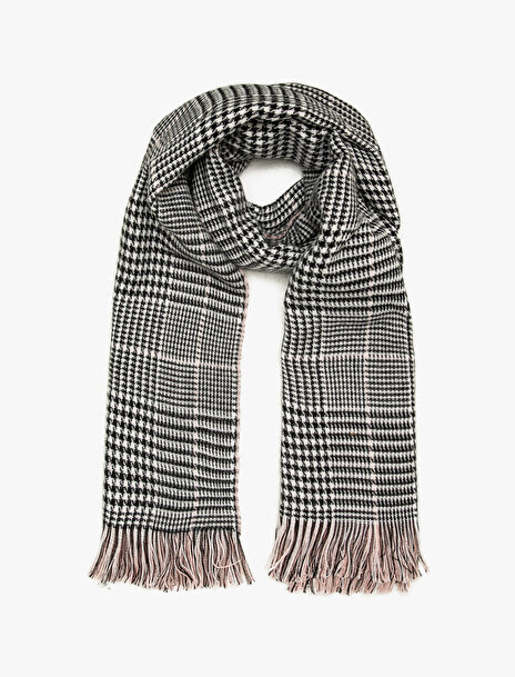 Koton Kadın Kareli Atkı