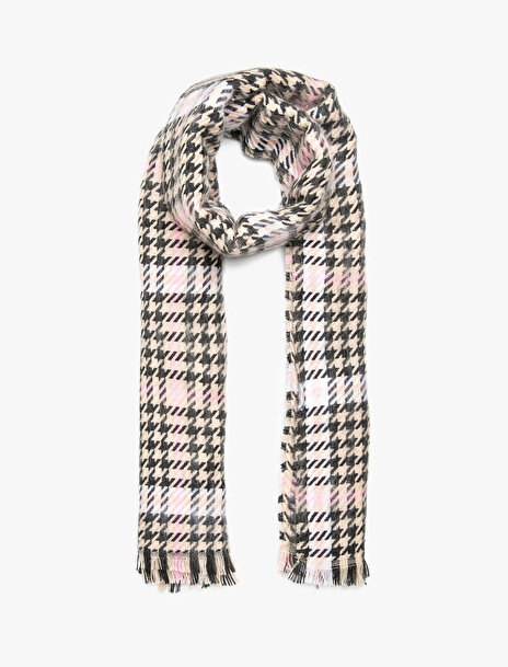 Koton Kadın Kareli Atkı