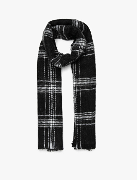 Koton Kadın Kareli Atkı