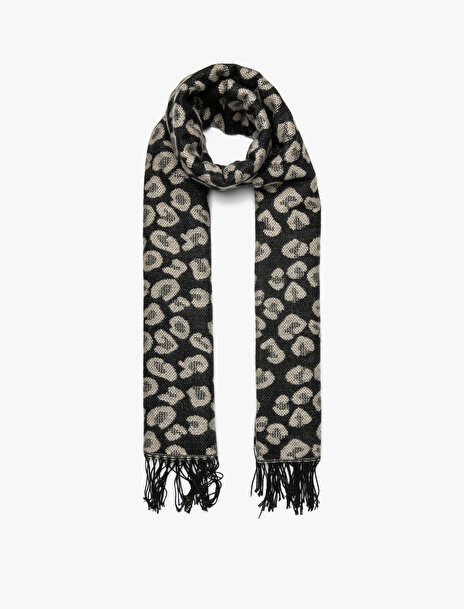 Koton Kadın Leopar Desenli Atkı