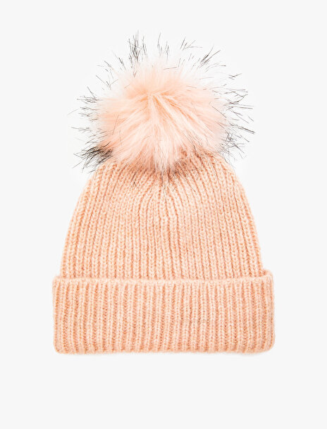 Koton Kadın Ponpon Detaylı Bere