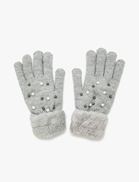 Koton Kadın İnci Detaylı Eldiven