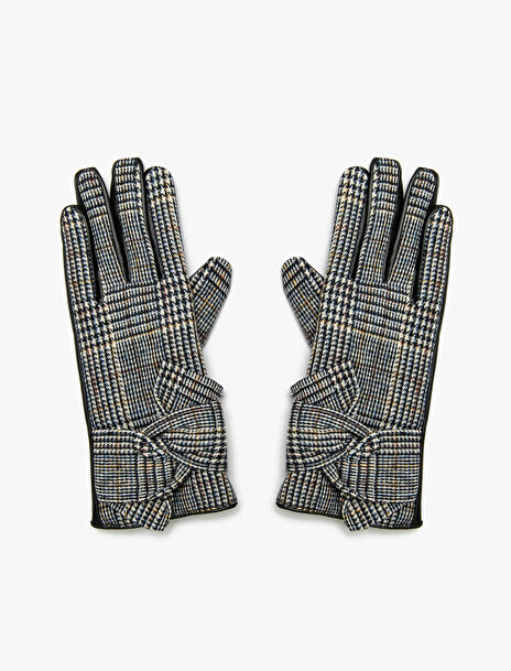 Koton Kadın Kareli Eldiven