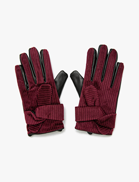 Koton Kadın Deri Detaylı Eldiven