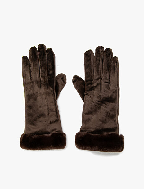 Koton Kadın Suni Kürk Detaylı Eldiven Koton Kadın Suni Kürk Detaylı Eldiven