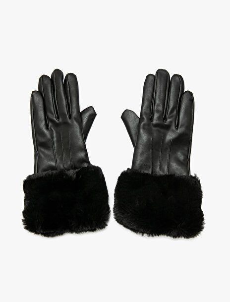 Koton Kadın Suni Kürk Detaylı Eldiven Koton Kadın Suni Kürk Detaylı Eldiven