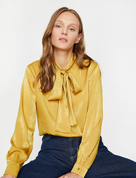 Koton Kadın Fular Yaka Bluz