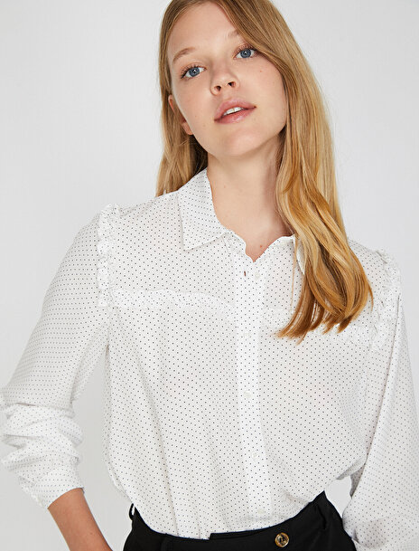 Koton Kadın Puantiyeli Gömlek