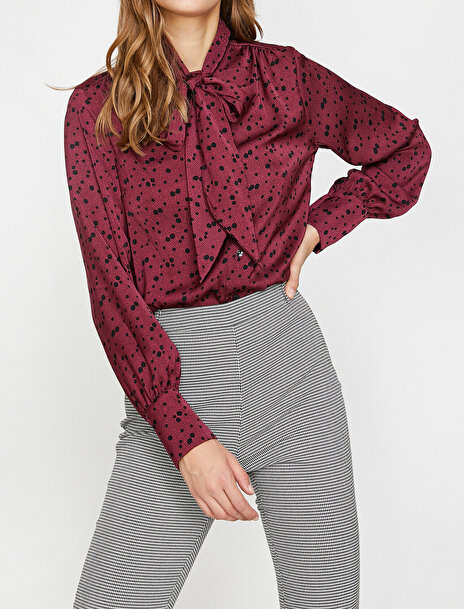 Koton Kadın Puantiyeli Gömlek