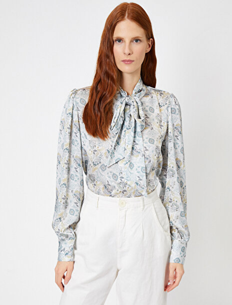 Koton Kadın Fular Yaka Bluz