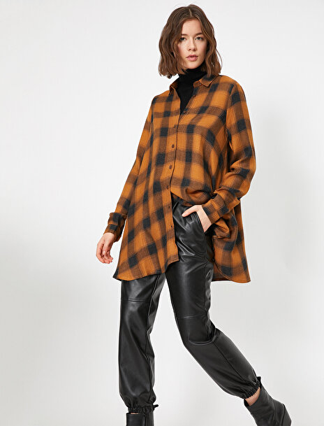 Koton Kadın Kareli Tunik