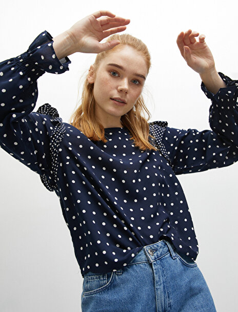 Koton Kadın Puantiyeli Bluz