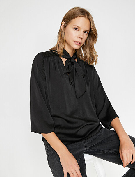 Koton Kadın Fular Yaka Bluz