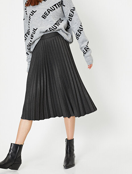 Koton Kadın Pilili Etek